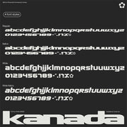 Kanada Typeface by HVNTER