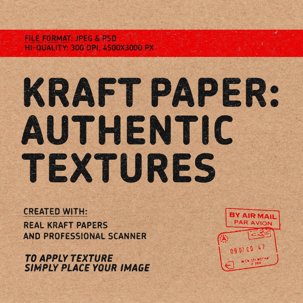 Kraft Paper: Authentic Textures Pack by Pixelbuddha