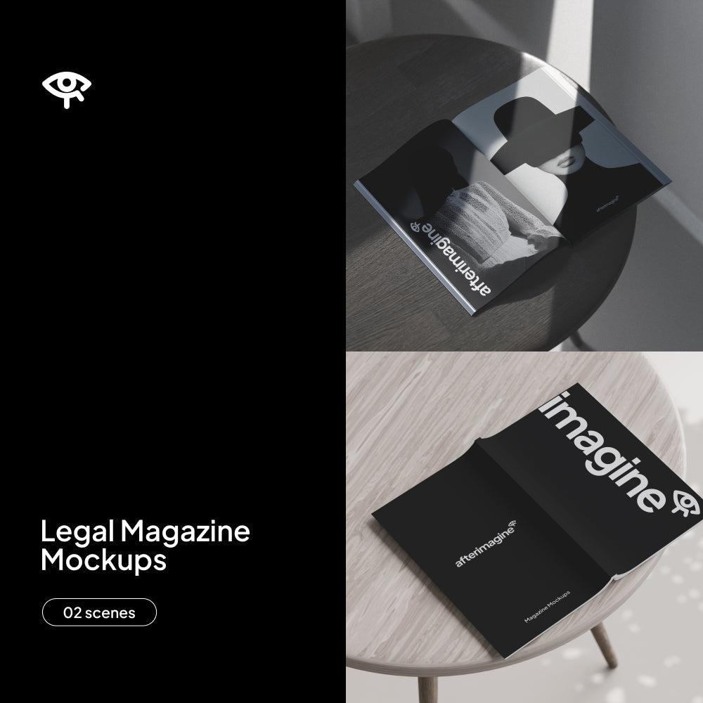 Legal Magazine Mockups by Afterimagine