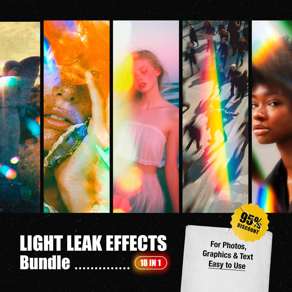 Light Leak Effects Bundle by Pixelbuddha