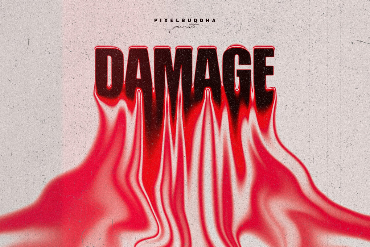 Liquid Text Effects Collection by Pixelbuddha