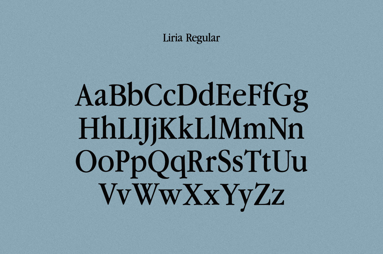Liria Serif Typeface by Nomad Visuals
