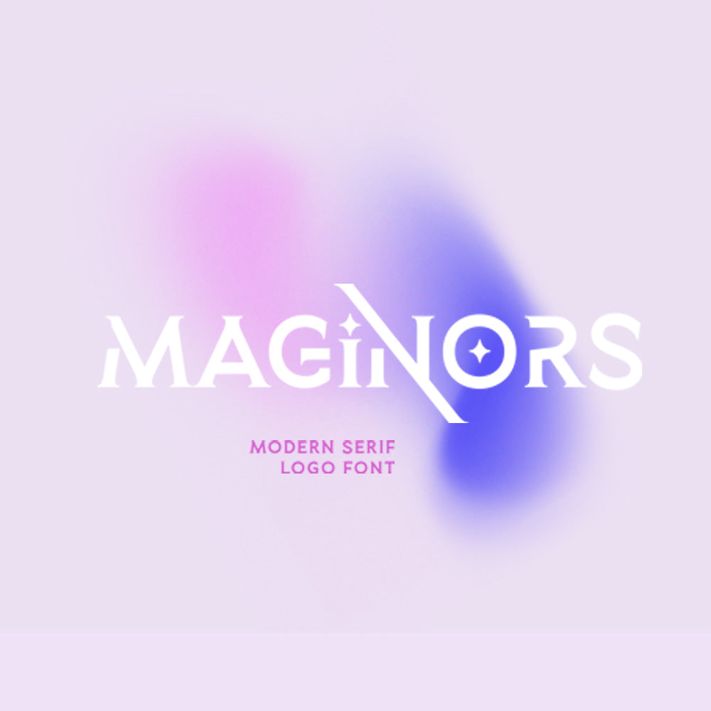 Maginors - Serif Logo Font by Sarid Ezra