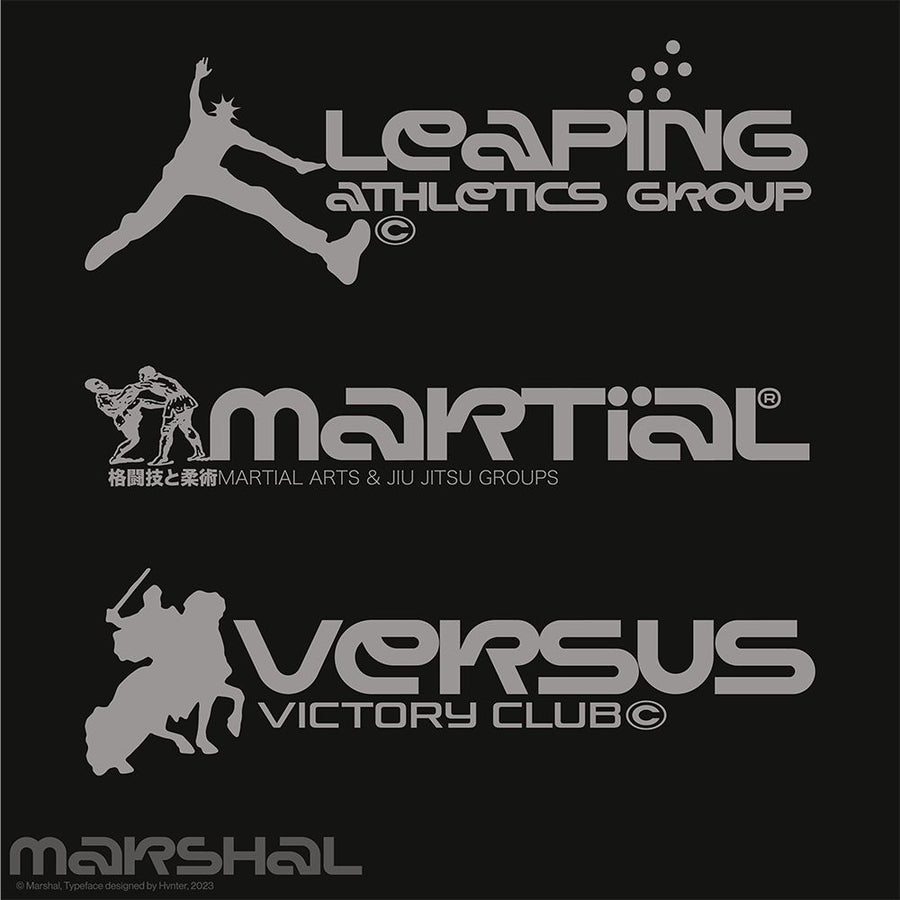Marshal Typeface by HVNTER