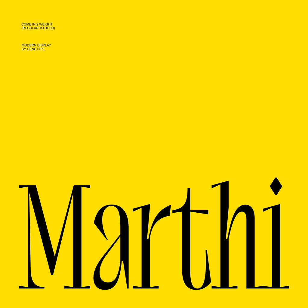 Marthi Serif by Genetypeco