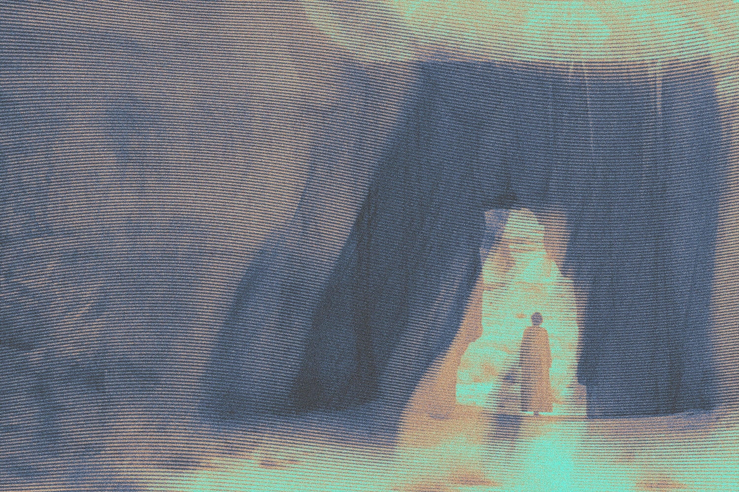 Melted Lost Signal Effect by Pixelbuddha
