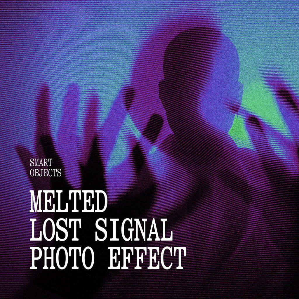 Melted Lost Signal Effect by Pixelbuddha