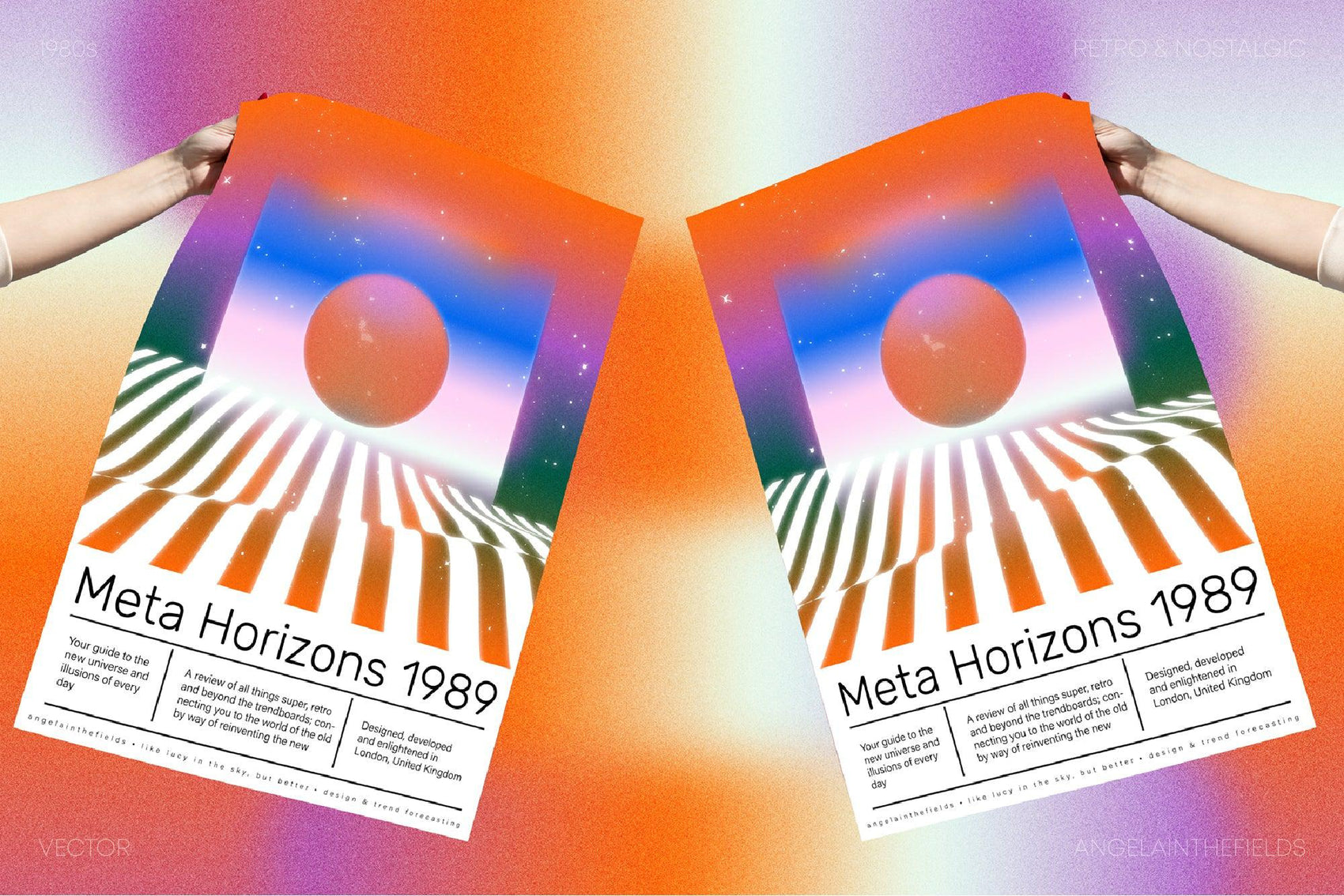 META HORIZONS Vector Elements by angelainthefields