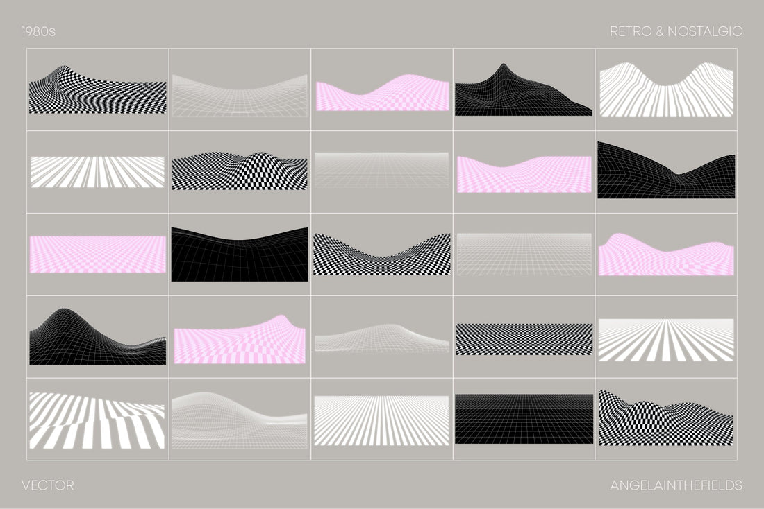META HORIZONS Vector Elements by angelainthefields