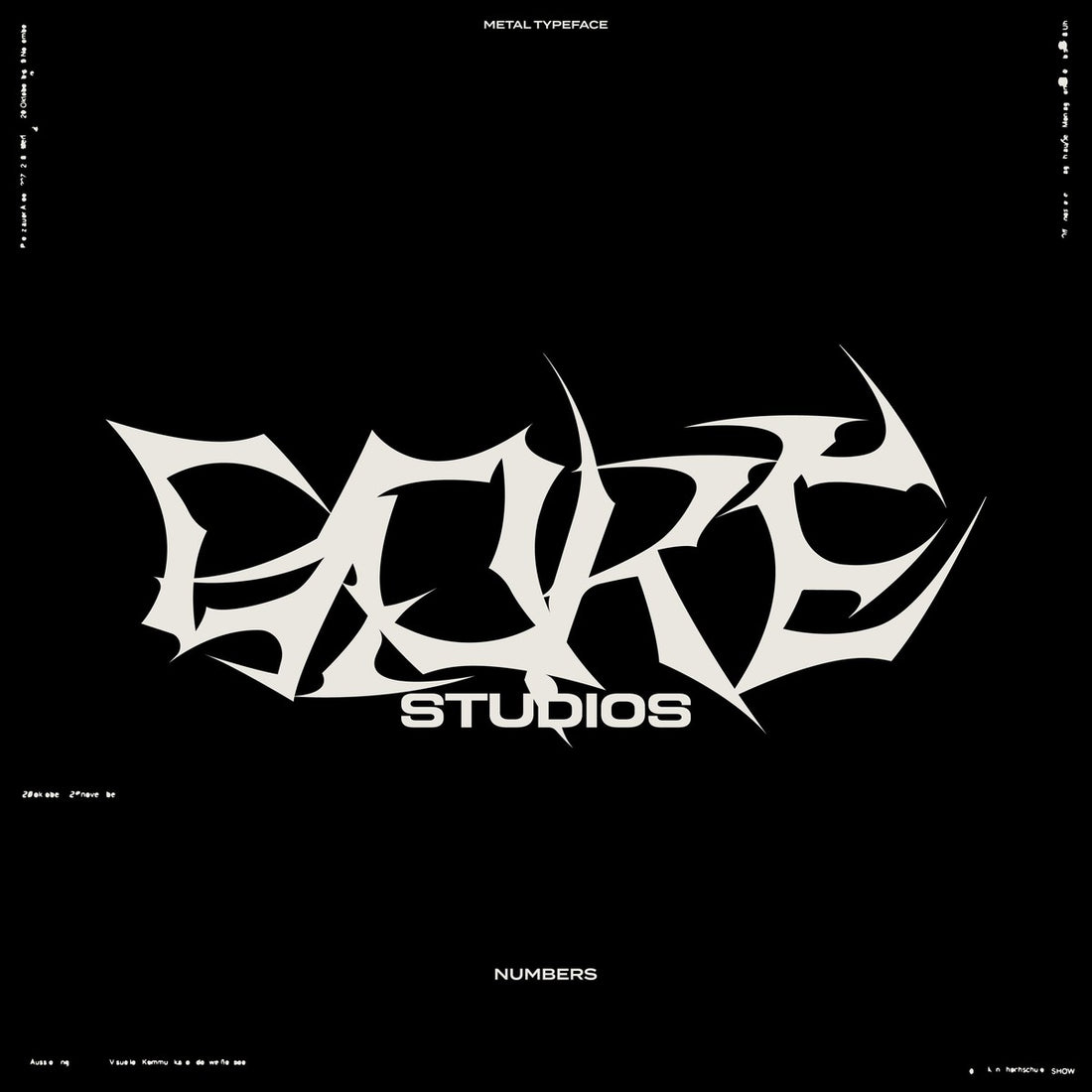 Metal Typeface by HVNTER