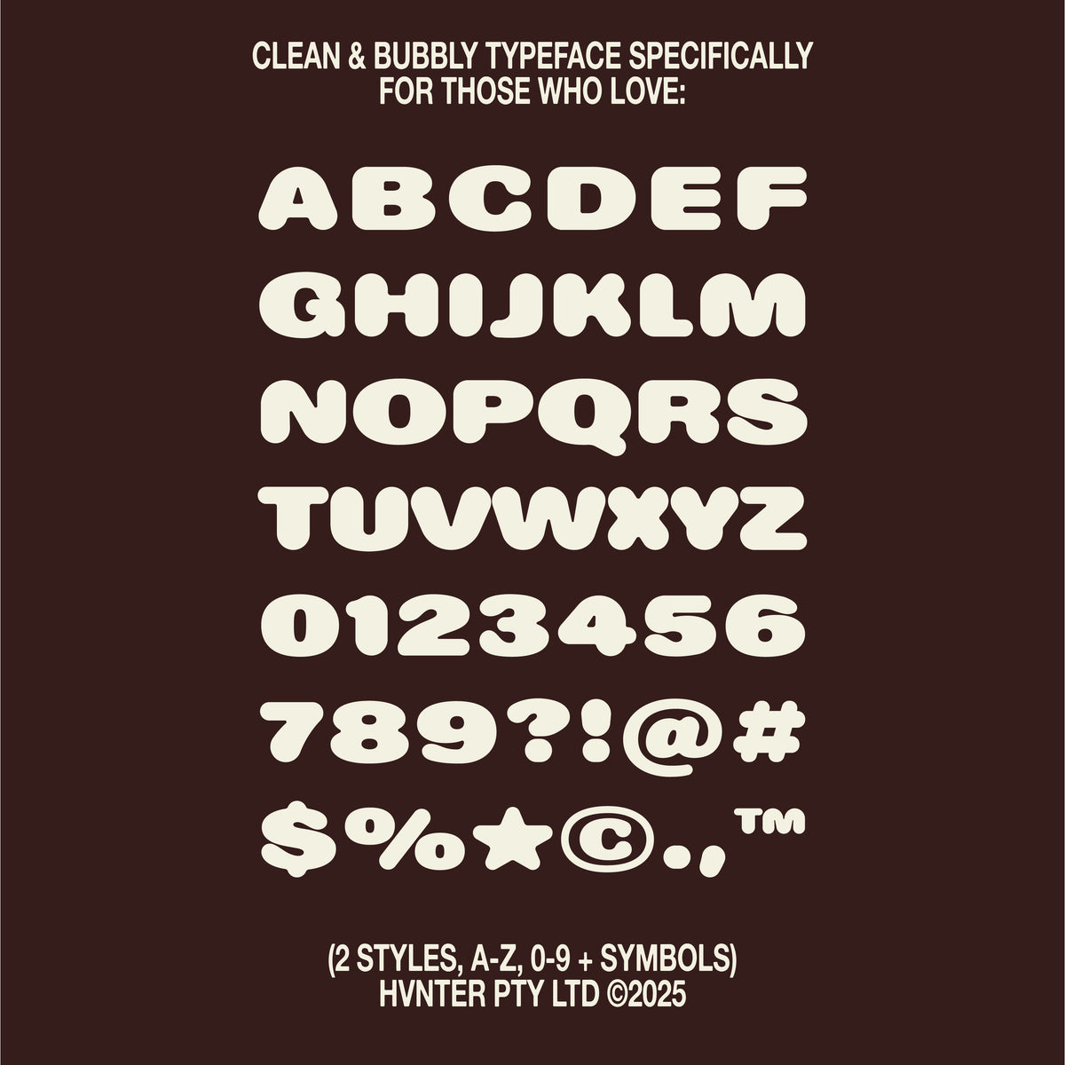 Milk Typeface by HVNTER