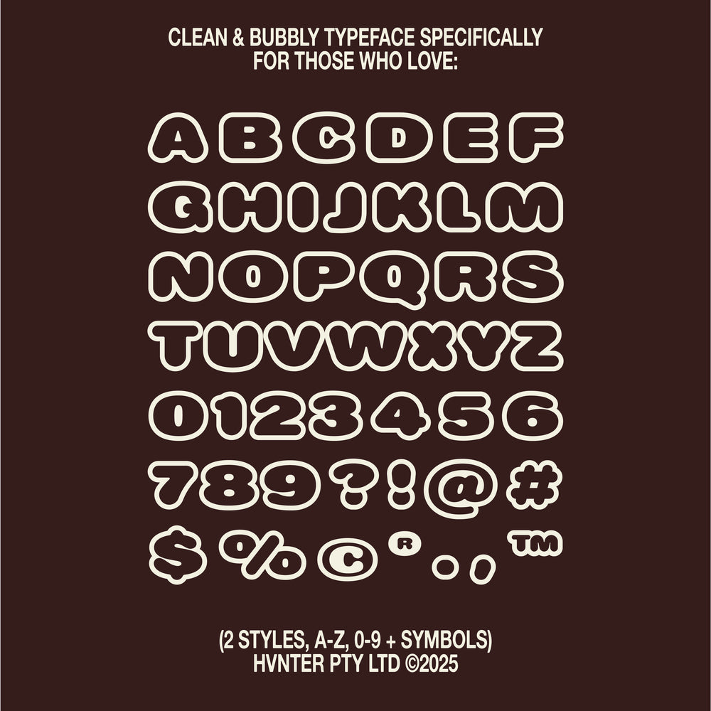 Milk Typeface by HVNTER