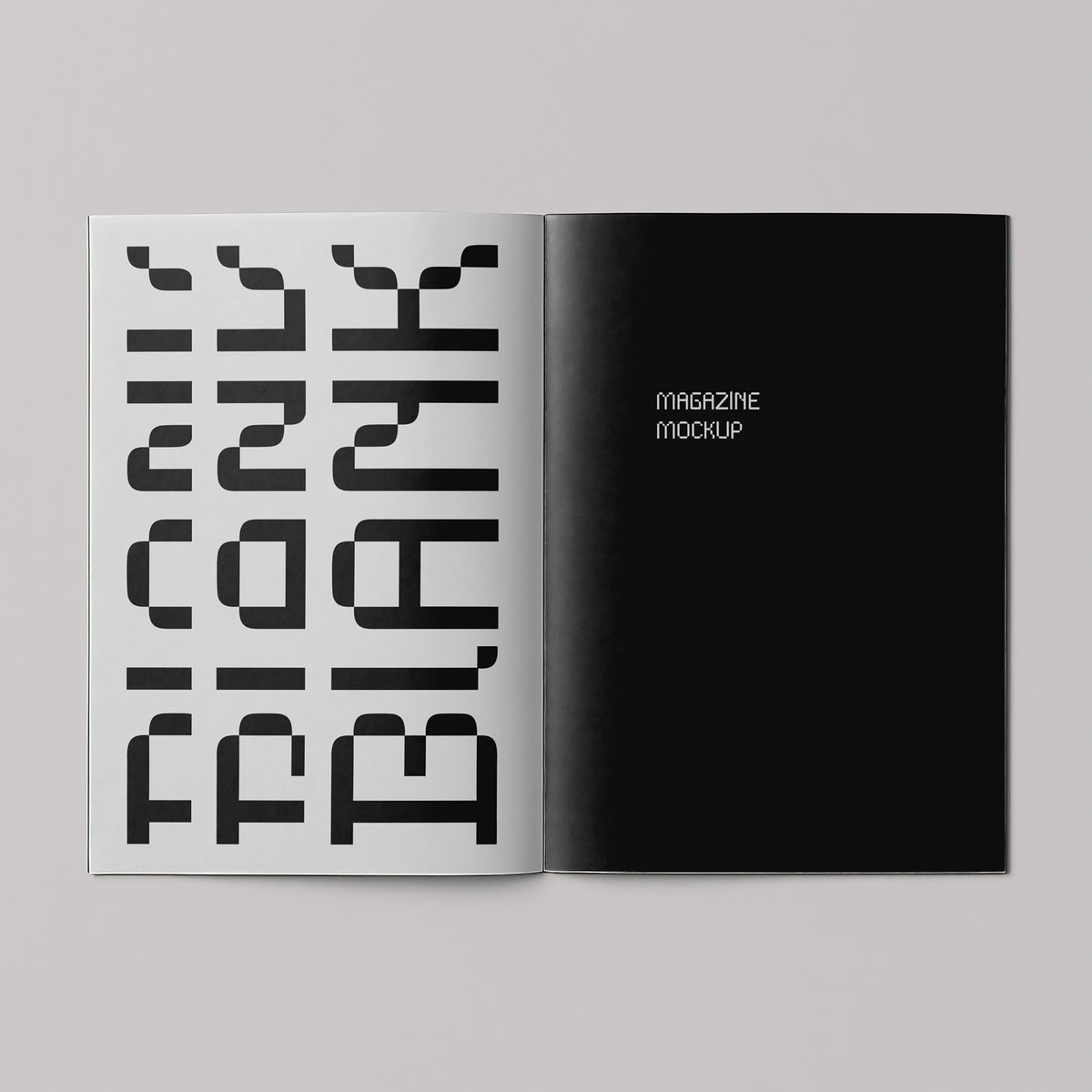 Modern Magazine Mockup by Blank Studio