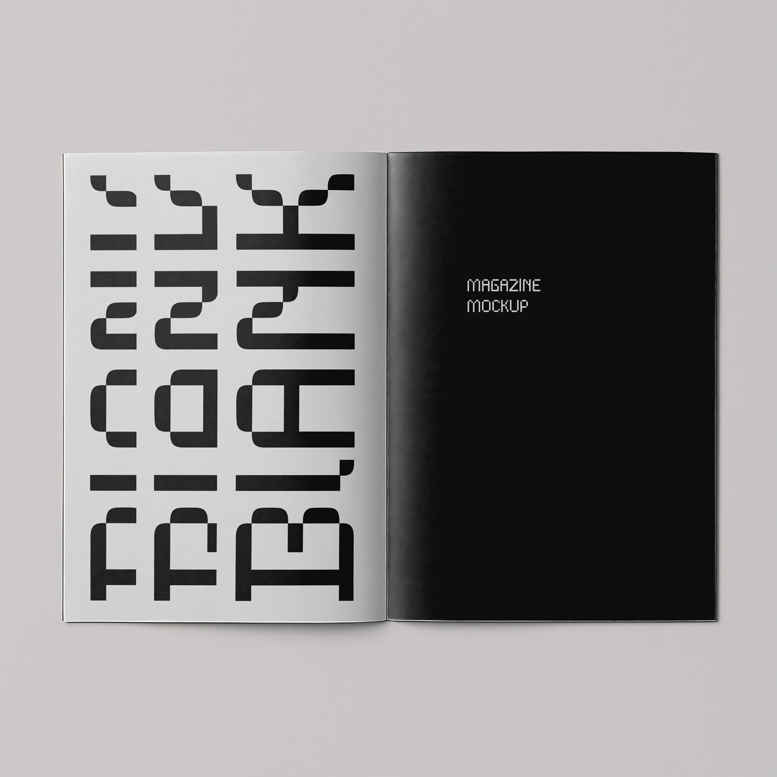 Modern Magazine Mockup by Blank Studio