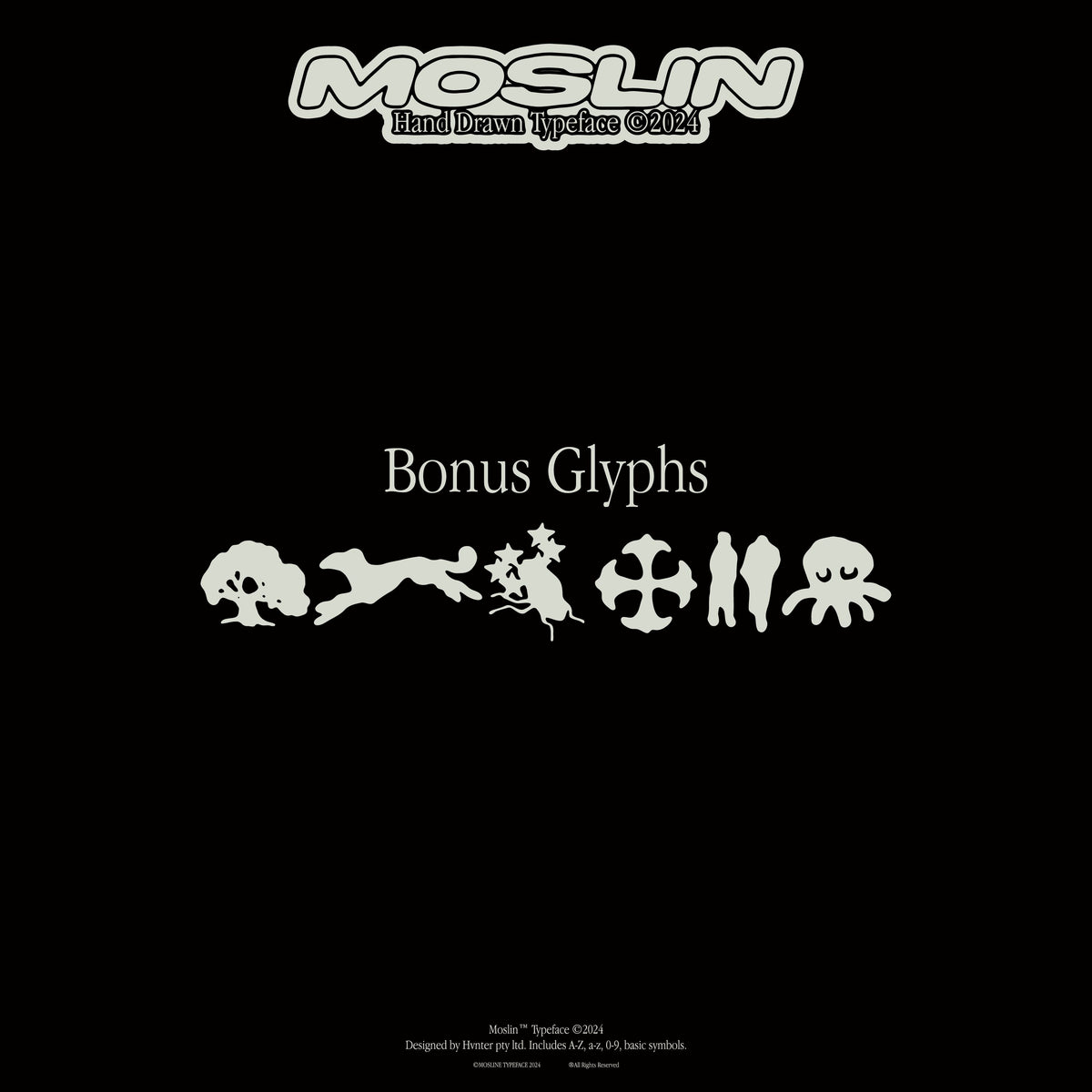 Moslin Typeface by HVNTER