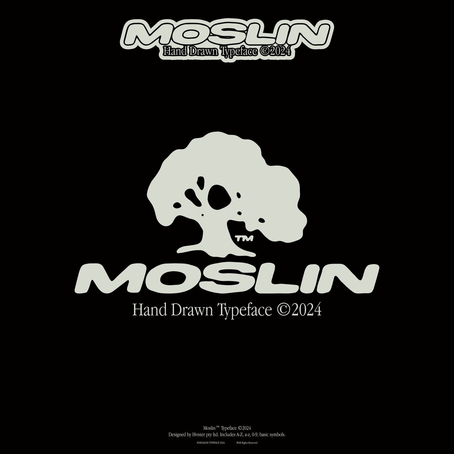 Moslin Typeface by HVNTER