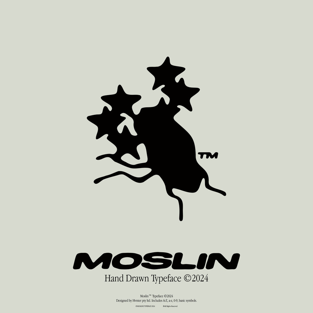 Moslin Typeface by HVNTER