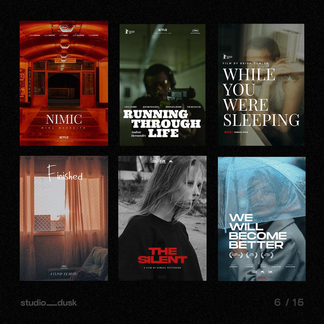 Movie Poster Templates by Studio Dusk
