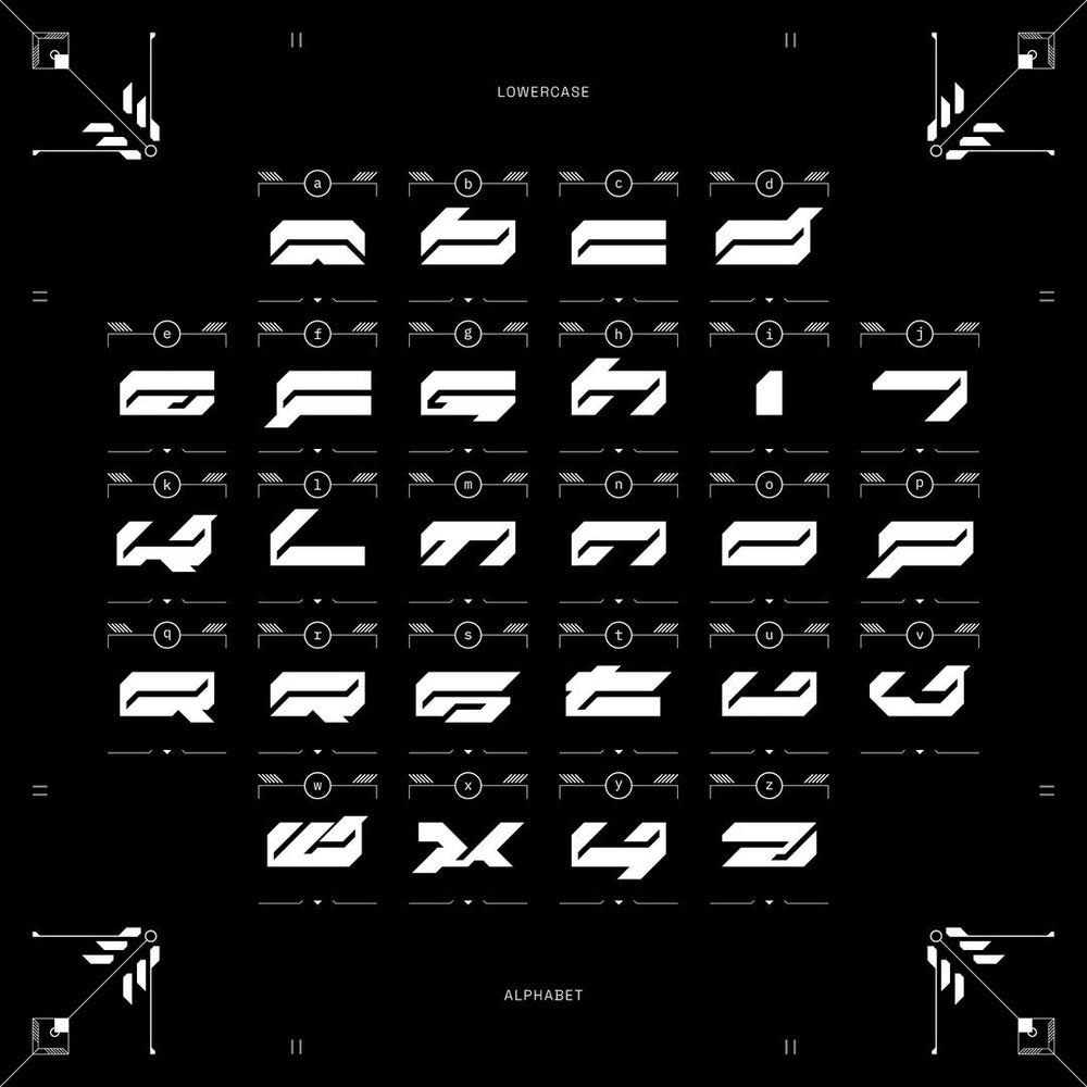 NCL REKRON - Y2K FUTURISTIC TECH FONT by Enxyclo Studio