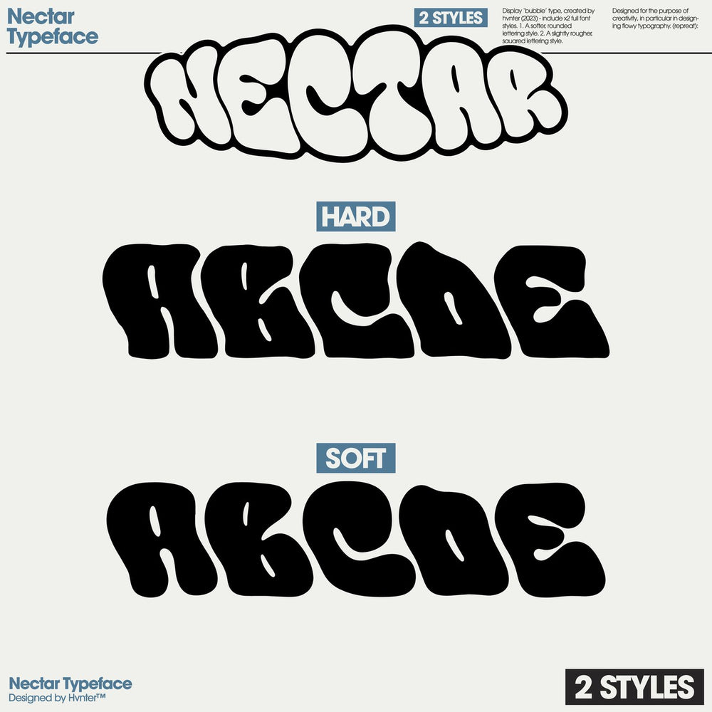 Nectar Typeface by HVNTER