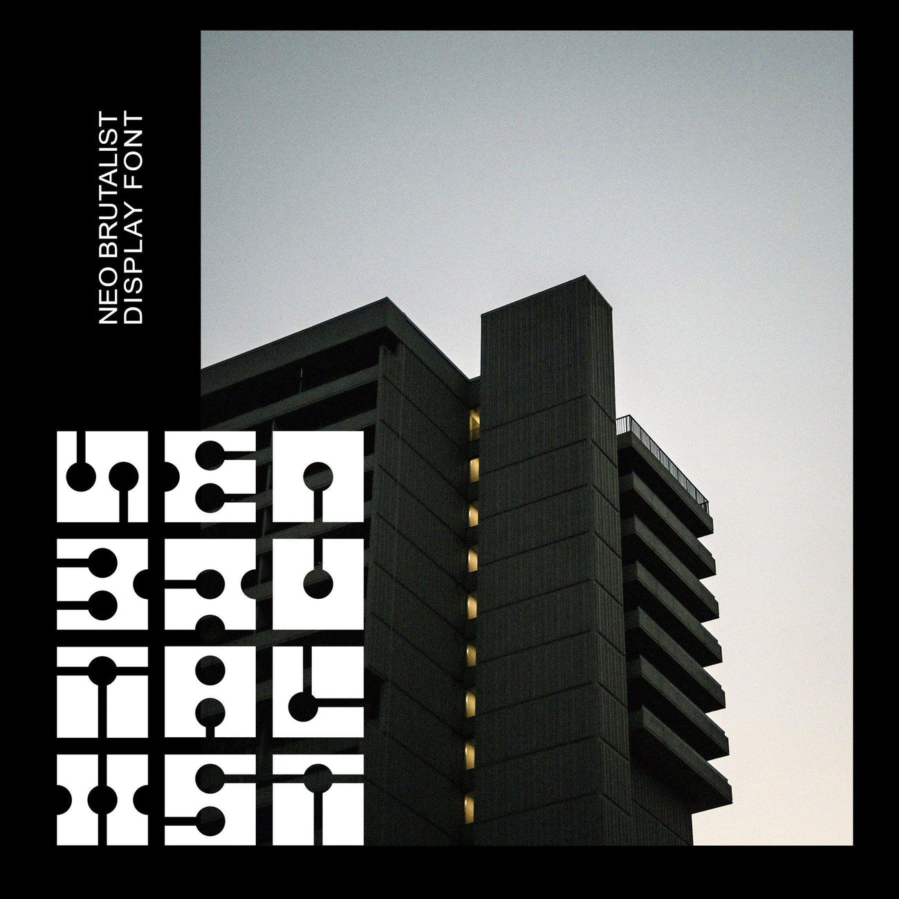 Neo Brutalist Display Font by secret-cache