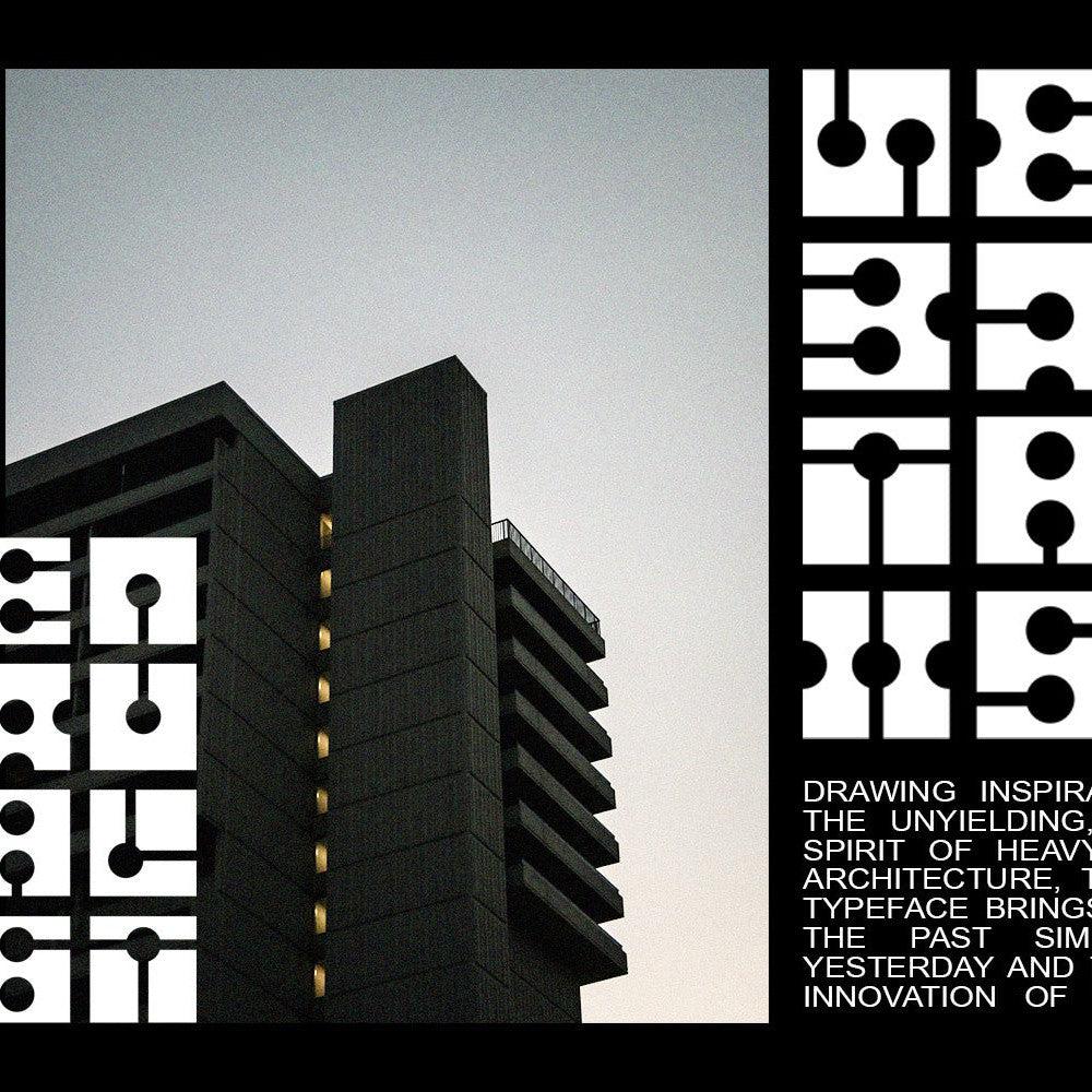 Neo Brutalist Display Font by secret-cache