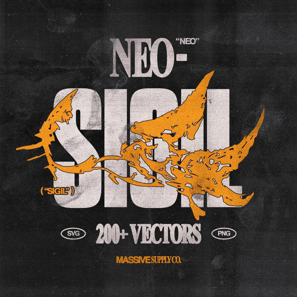NEO-SIGIL - 200+ Tribal/Sigil Vectors by Massive Supply Co.