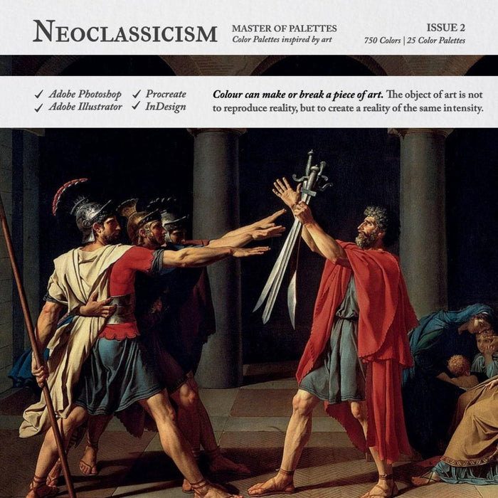 Neoclassicism Procreate Color Palettes by Digi Life