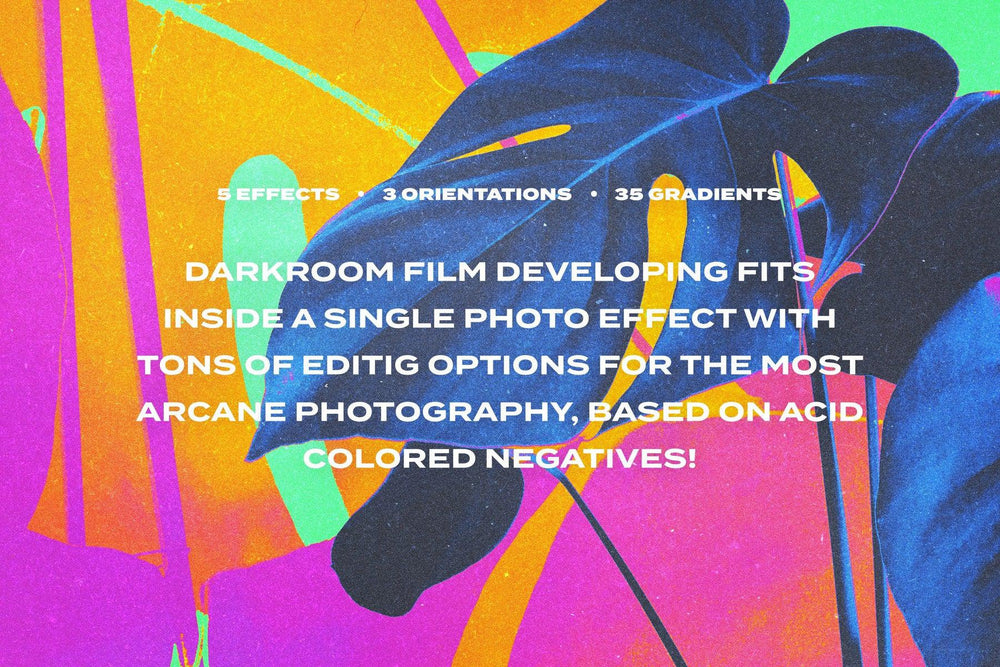 Neon Negative Photo Effect by Pixelbuddha