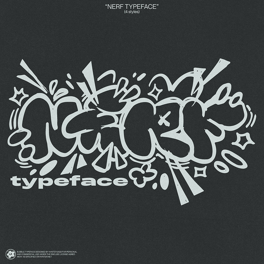 NERF Typeface by HVNTER