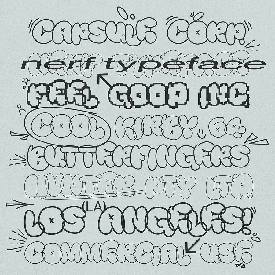 NERF Typeface by HVNTER