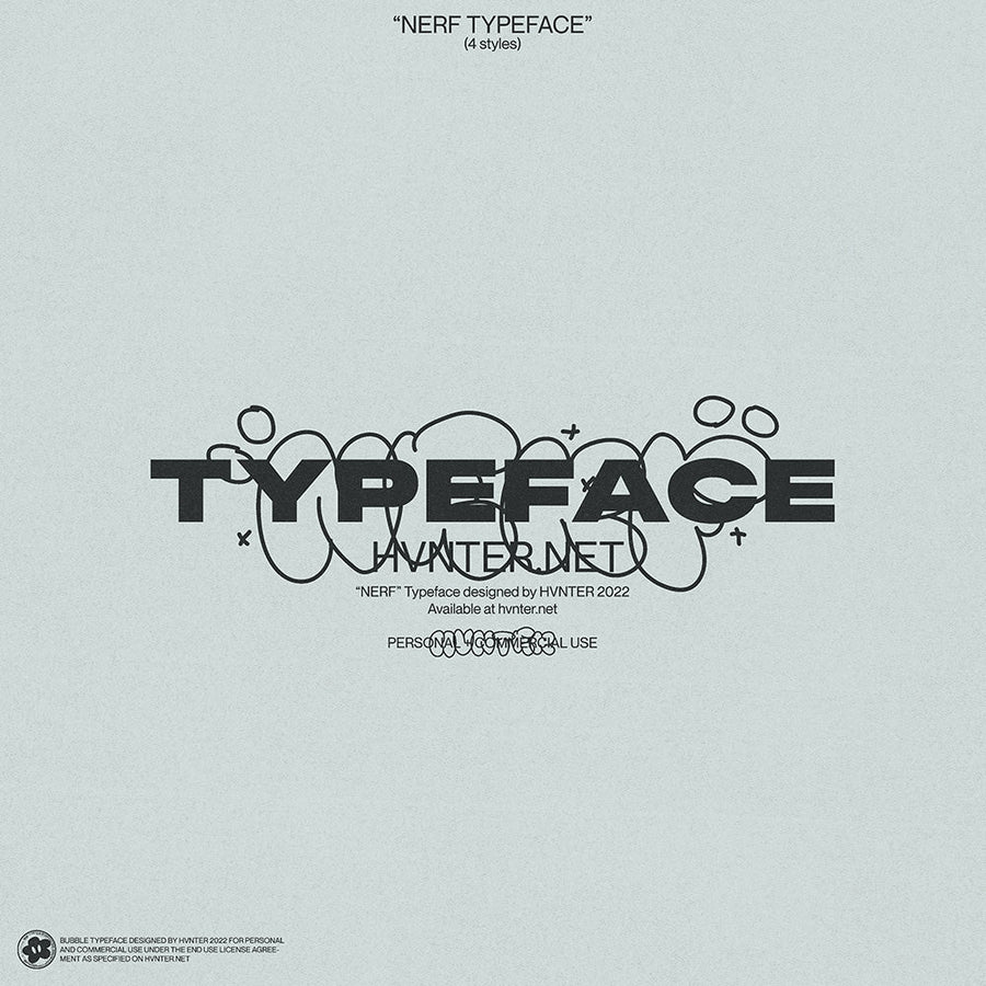 NERF Typeface by HVNTER