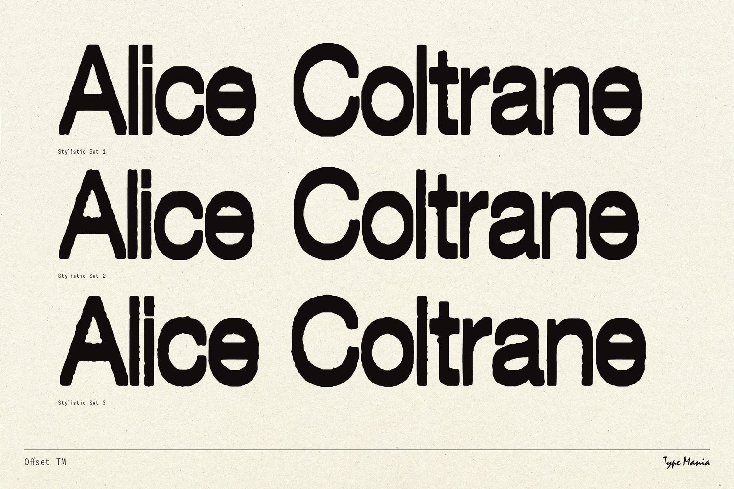 Offset TM by Type Mania