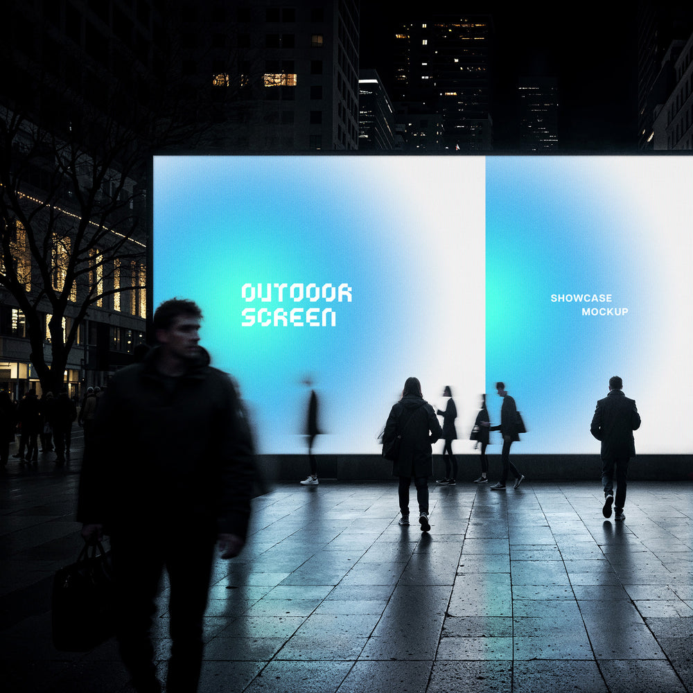 Outdoor Screen Mockup by Pixelbuddha