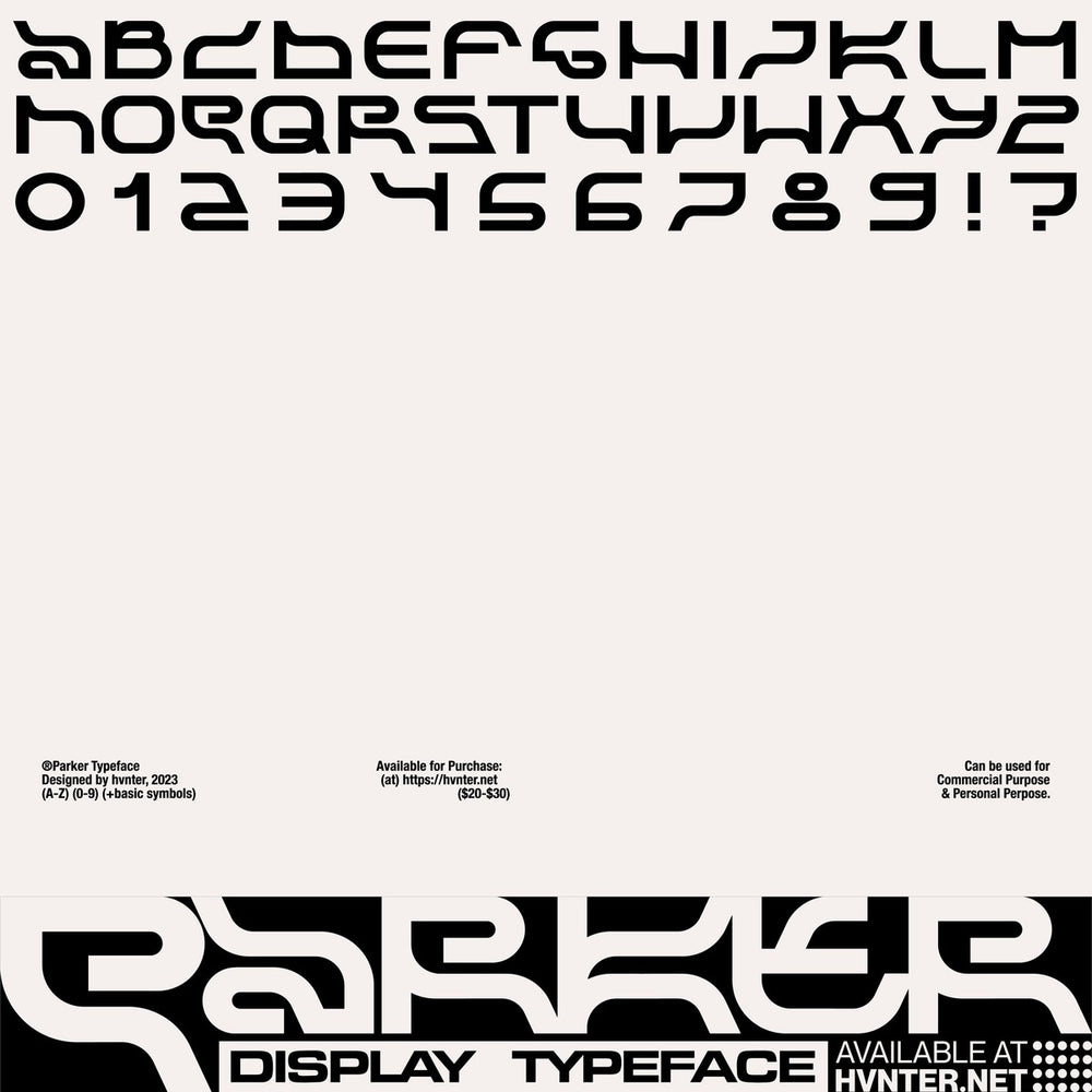 Parker Typeface by HVNTER