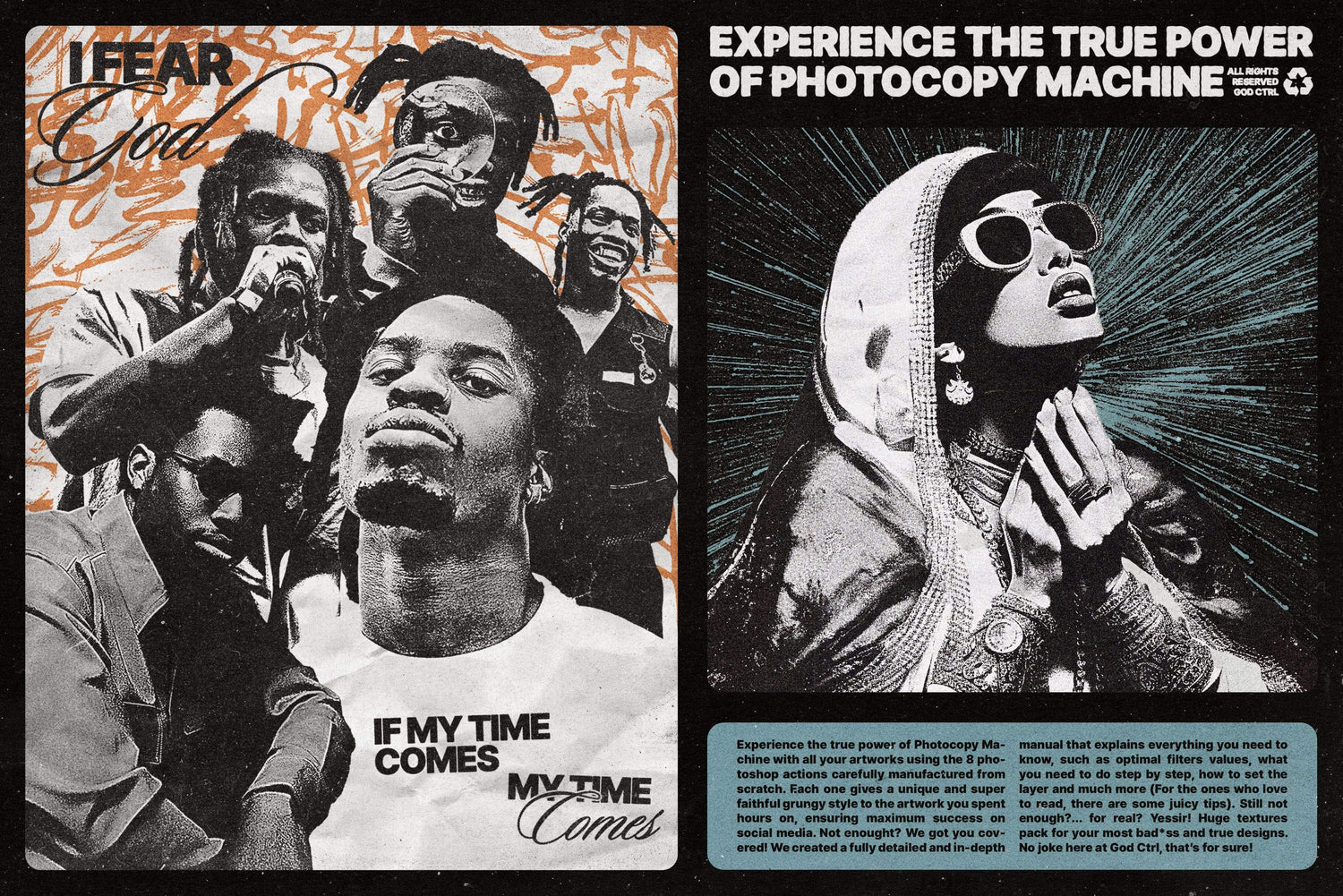 Photocopy Machine | Photoshop Action by God Control