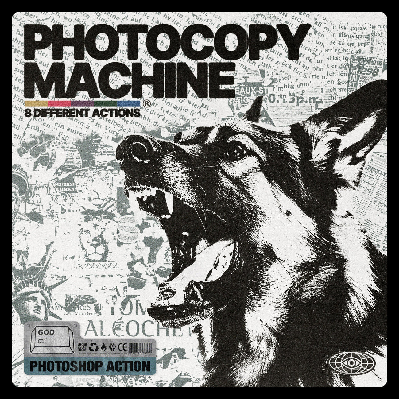 Photocopy Machine | Photoshop Action by God Control