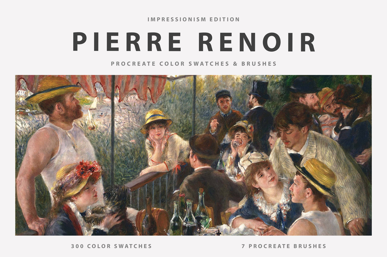 Pierre Renoir's Procreate Brushes & Color Palettes by Digi Life