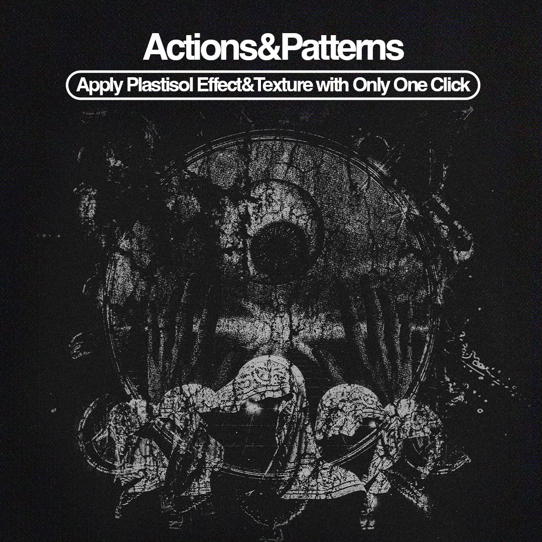 Plastisol Pack Kit (Textures & Actions & Brushes) by Züli