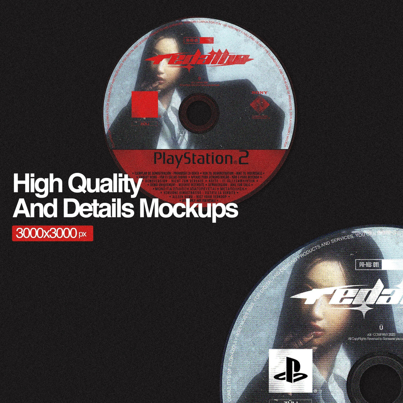PlayStation 2 CD Pack Mockup by Züli