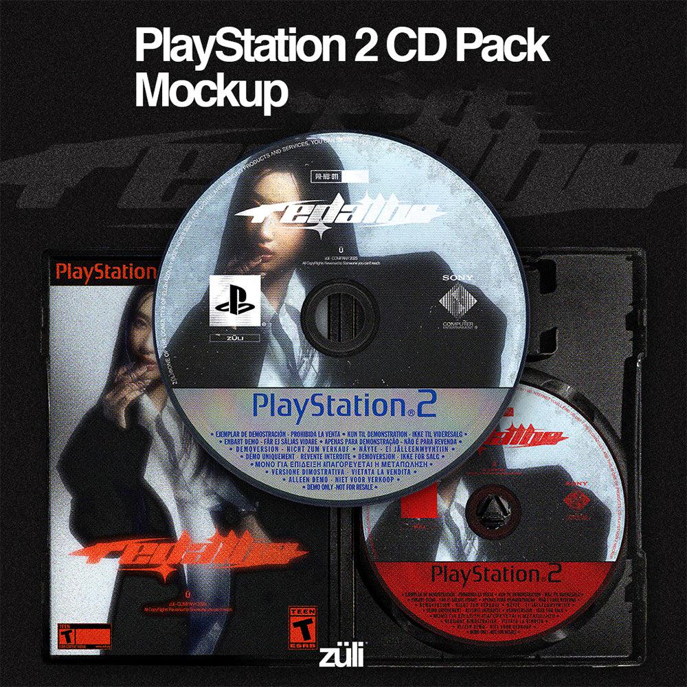 PlayStation 2 CD Pack Mockup by Züli