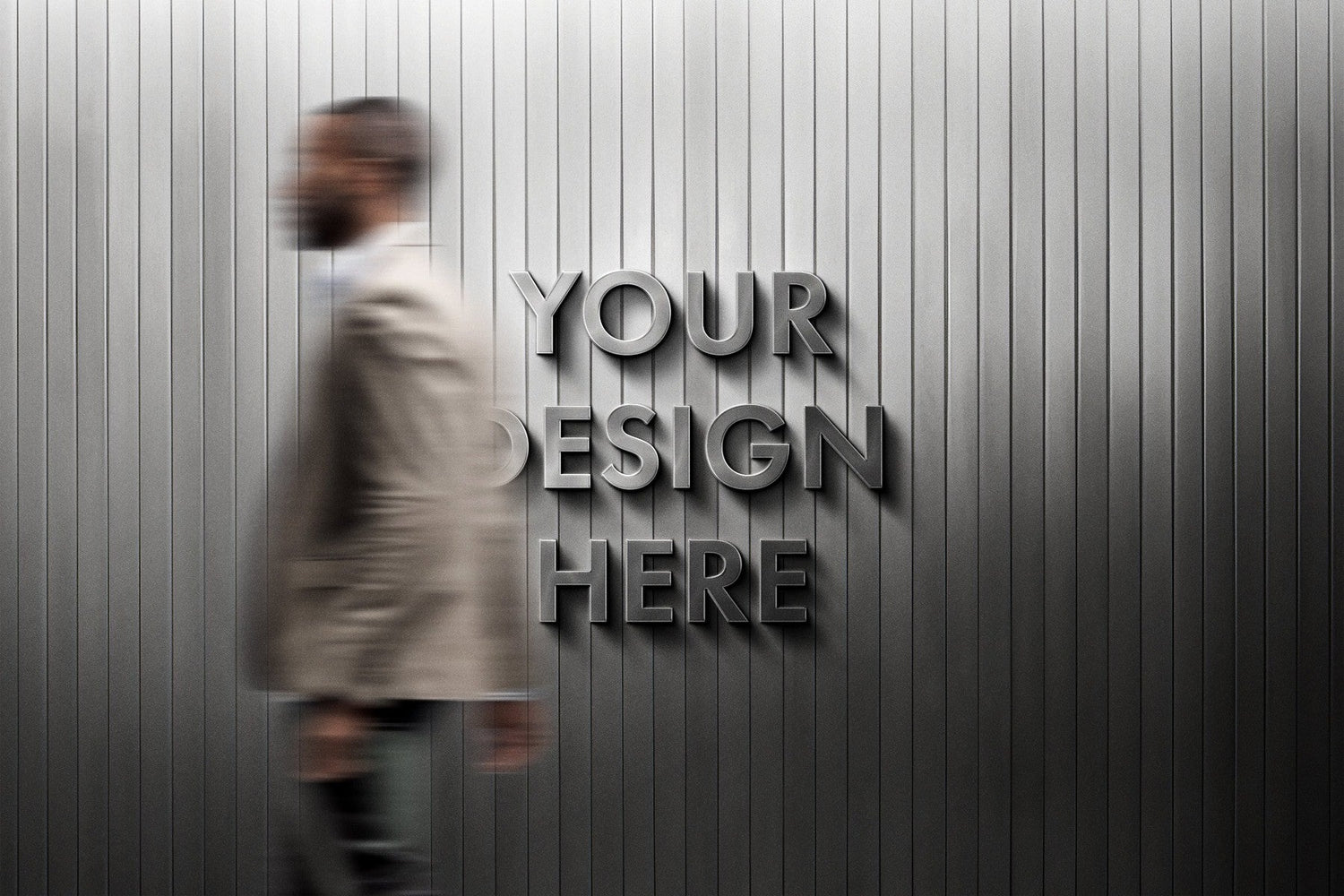 Polished Steel Logo Mockup by Pixelbuddha