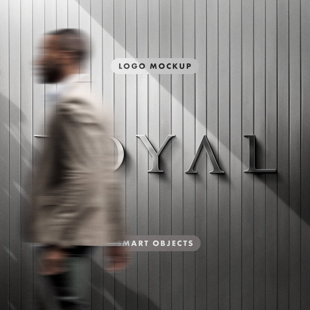 Polished Steel Logo Mockup by Pixelbuddha