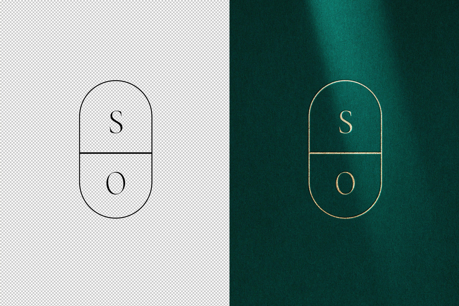 Posh Debossed Logo Mockup by Pixelbuddha