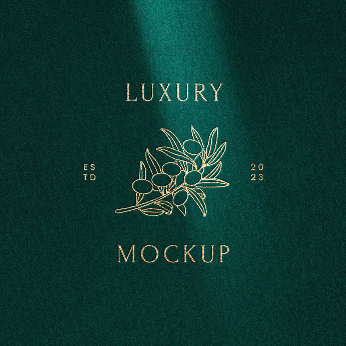Posh Debossed Logo Mockup by Pixelbuddha