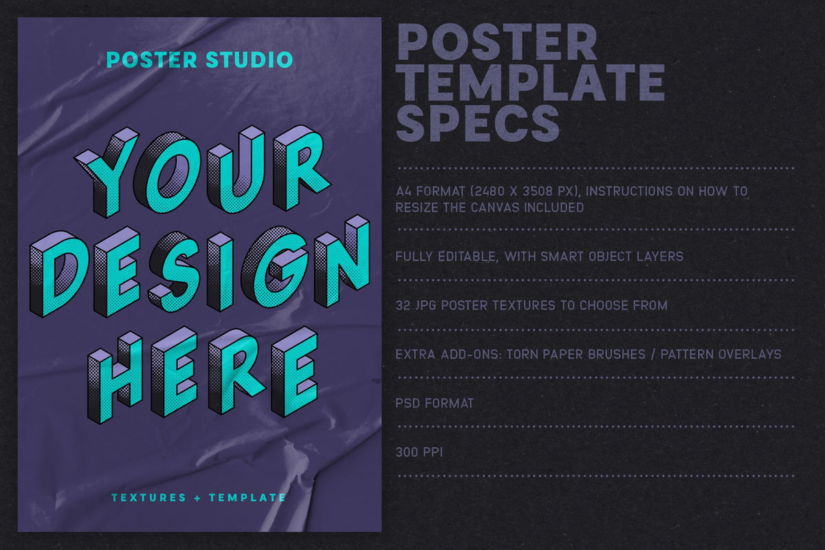 Poster Studio for Photoshop by MiksKS