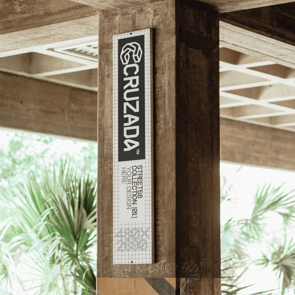 Rectangle Sign Mockup by Cruzada Supply