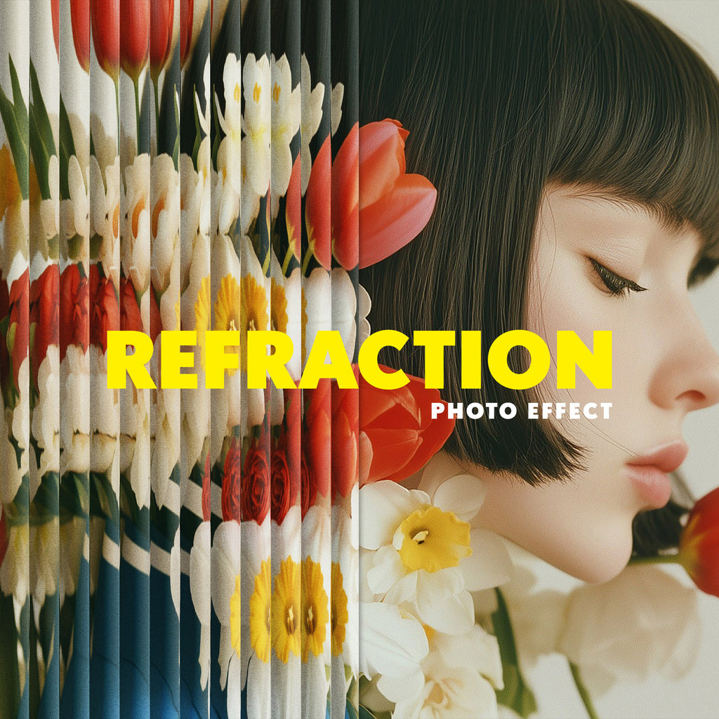 Refracted Glass Photo Effect by Pixelbuddha