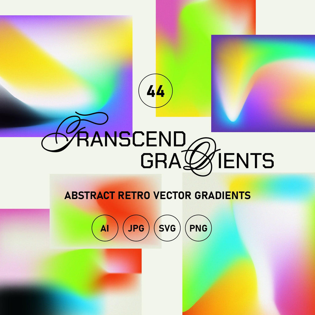 Retro Acid 90s Gradients by angelainthefields