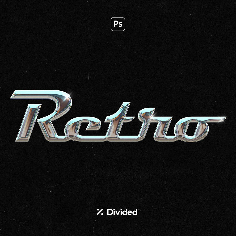 Retro Chrome Effect by Divided.co